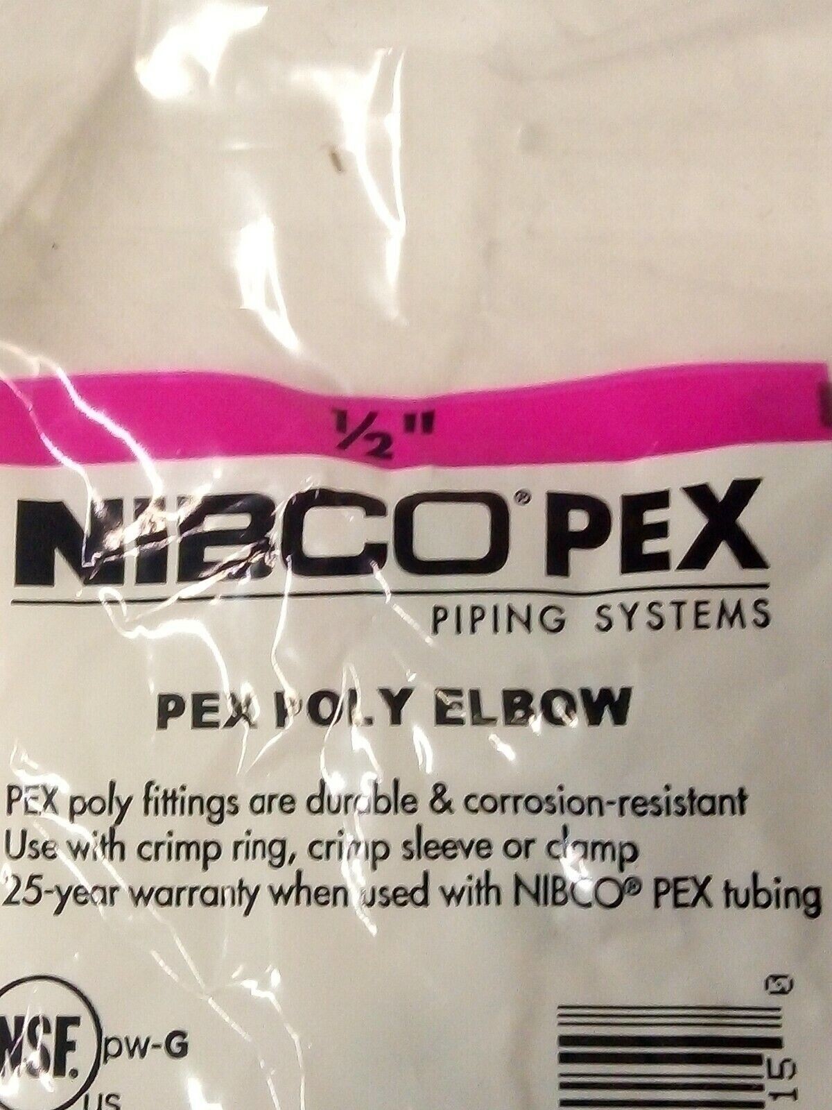 NIBCO PEX 1/2" Poly Elbow PX00588GR10 - 10 PK for sale online | eBay