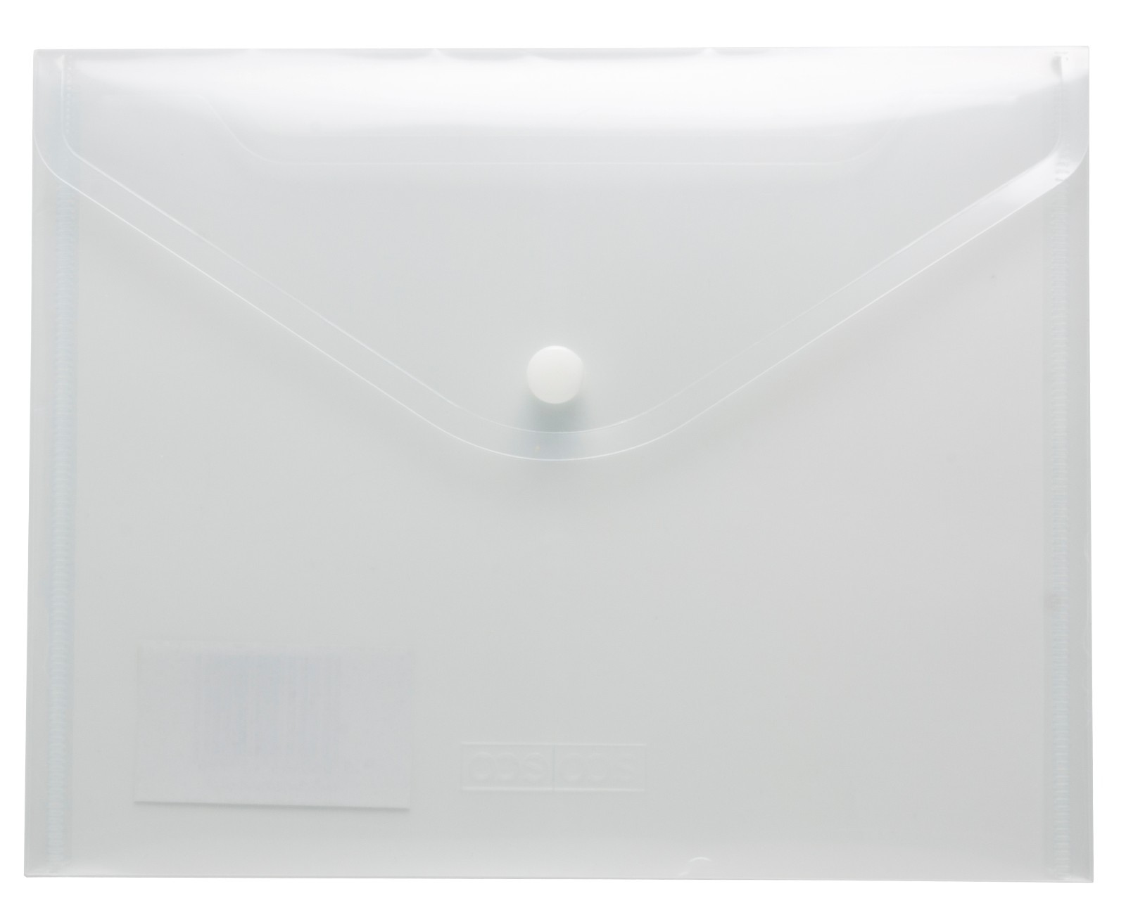 5 x A5 PRESS STUD WALLETS POPPER PLASTIC DOCUMENT FILE WALLETS CLEAR ...