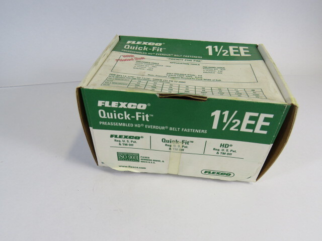 Flexco 1-1/2EE Preassembled HD Everdur Belt Fasteners Pack of 25 NEW | eBay