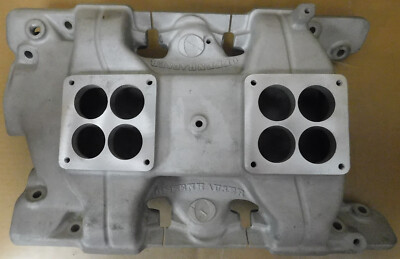Offenhauser 5162 Vintage Pontiac 1959-64 389/421 Dual Quad Intake, WCFB ...