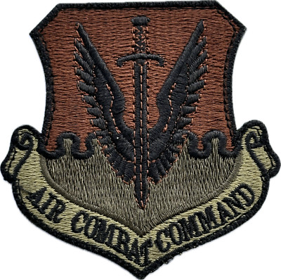 US Air Force USAF Air Combat Command Multicam Uniform Touch Fastener ...