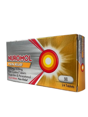 Nuromol 200mg/500mg - Ibuprofen/Paracetamol - 24 Tablets - | eBay UK