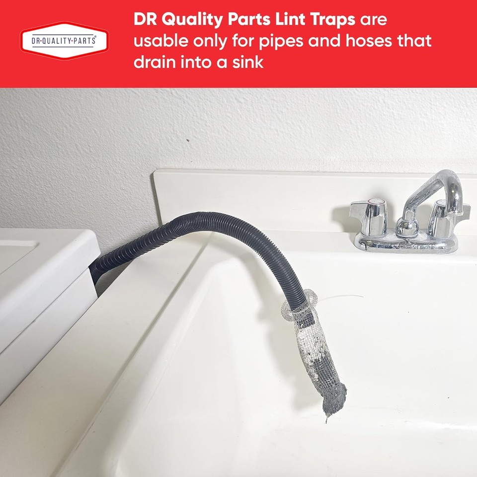 40Pack Stainless Steel Washing Machine Lint Traps Hose Filter Mesh ...