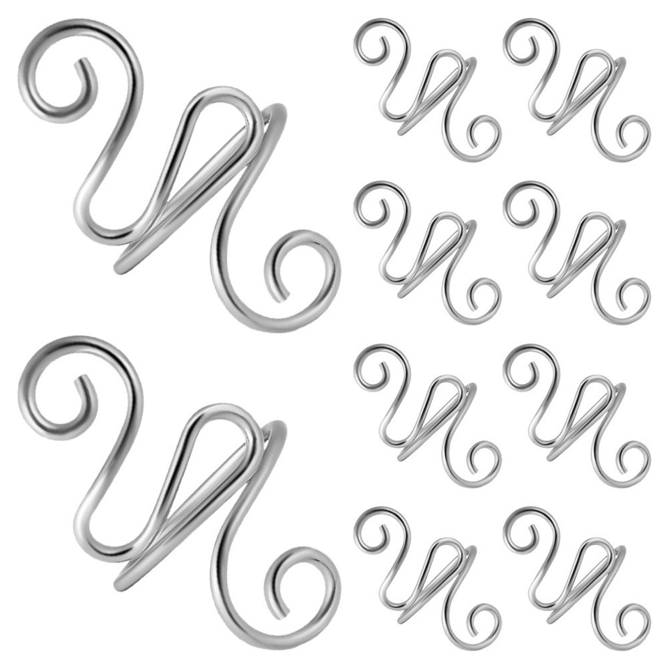 10 PCS Yarn Guide for Crocheting Tension Control Adjustable Finger Ring ...