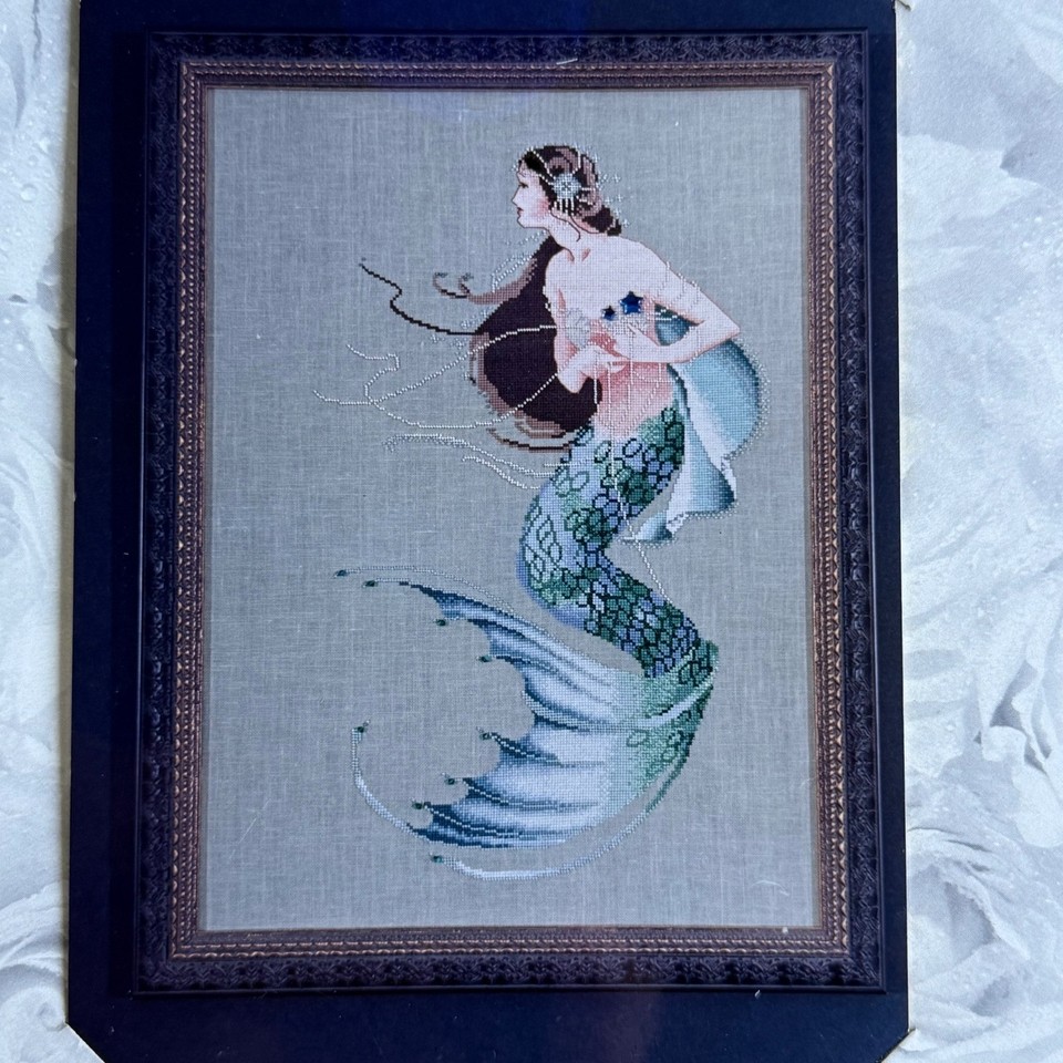 Mirabilia Cross Stitch Pattern WAITING FOR SHIPS Mermaid Nora Corbett ...