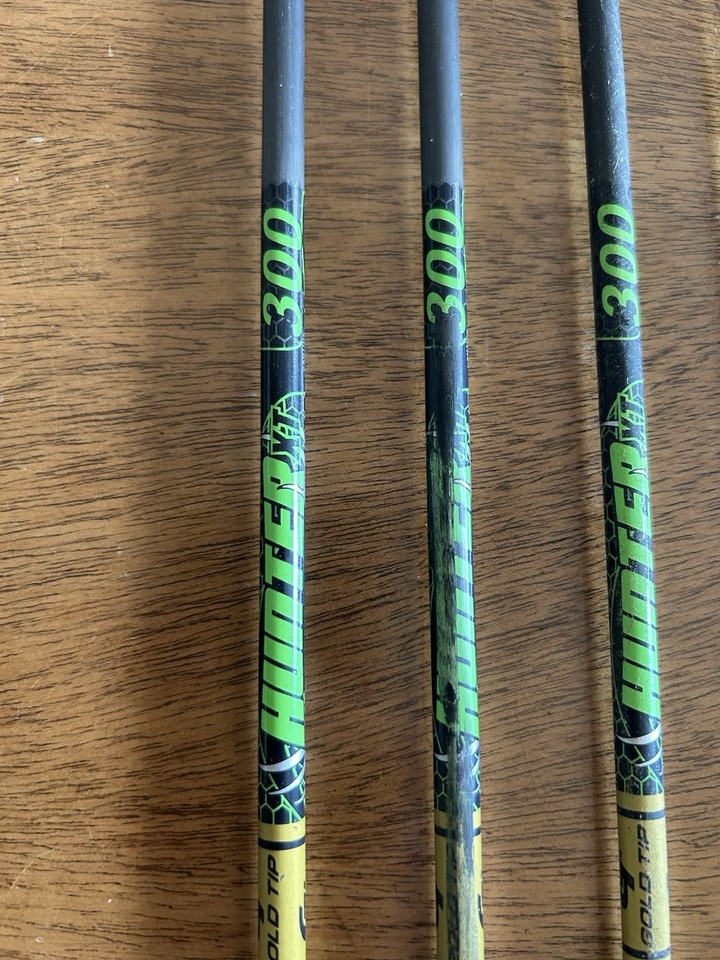 6 Gold Tip Hunter XT 300 Spine Arrows | eBay