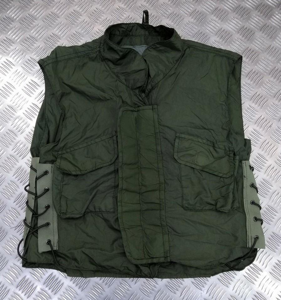 Genuine Military Issue 1980's IDF Flak Vest Cover Overdyed OD Green ...