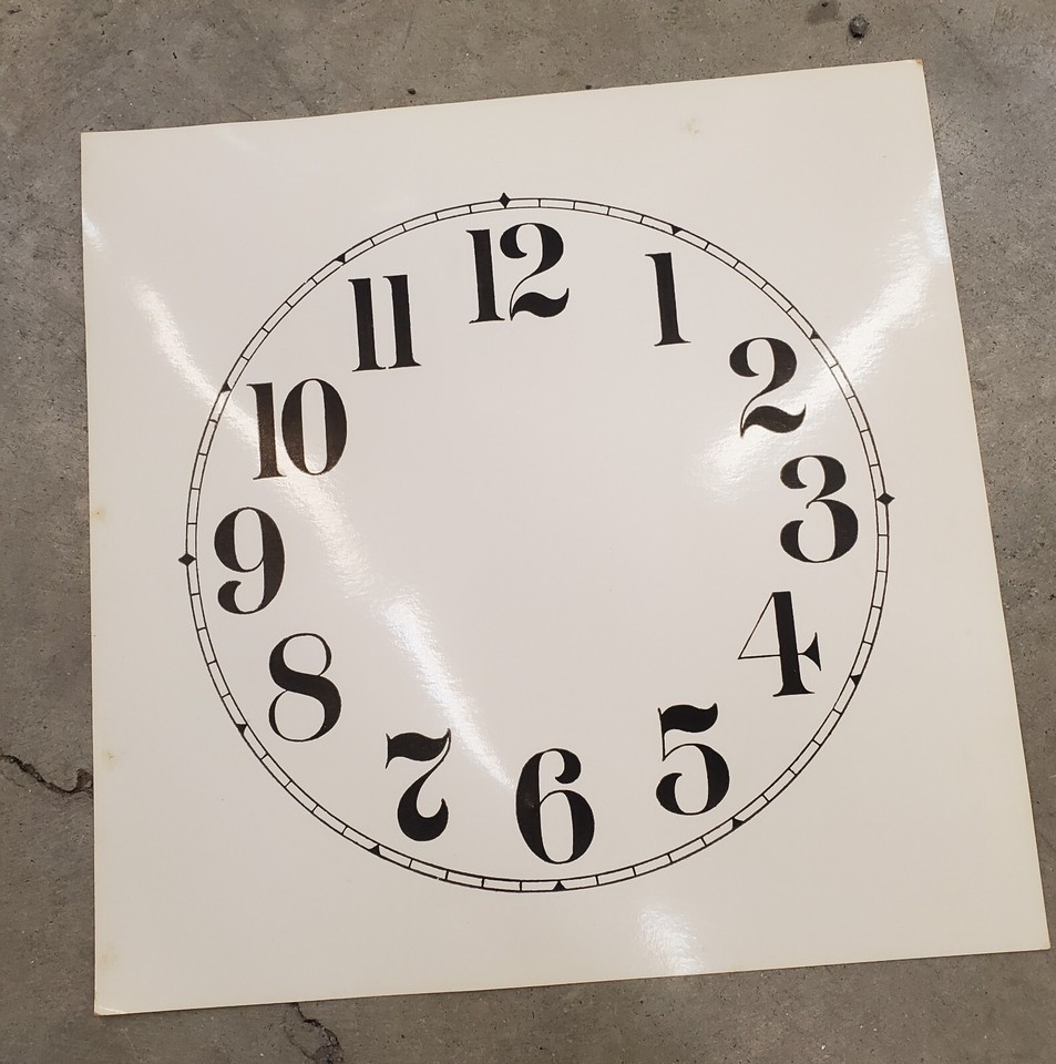 Replacement Clock Faces Paper Dial 5 - 7" Ansonia Waterbury Gilbert ...