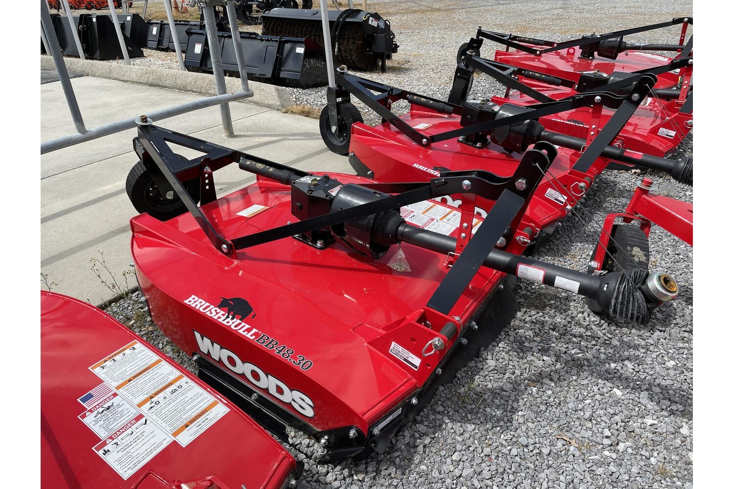 New Woods BB48.30 48" BrushBull Premium Single Spindle Rotary Brush ...