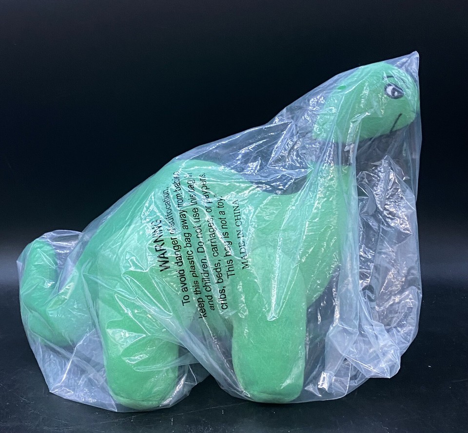 Sinclair Gas Dinosaur Plush Green Dino Stuffed Brontosaurus & Stress ...