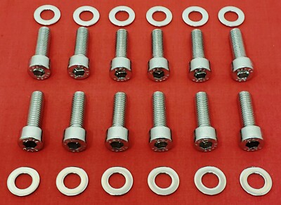 LS1 EXHAUST HEADER BOLTS STAINLESS KIT LS2 LS3 LS6 LS7 LSA LSX 4.8 5.3 ...