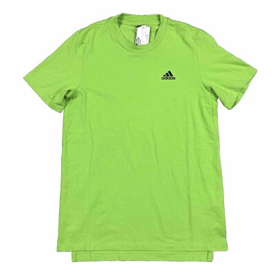 Adidas Axis Tee 2.0 Training Shirt Semi Lucid Lime Black IN1405 Men's ...