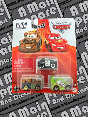 Mater Sheriff and Wingo Cars Mini Racers 3 Pack | eBay