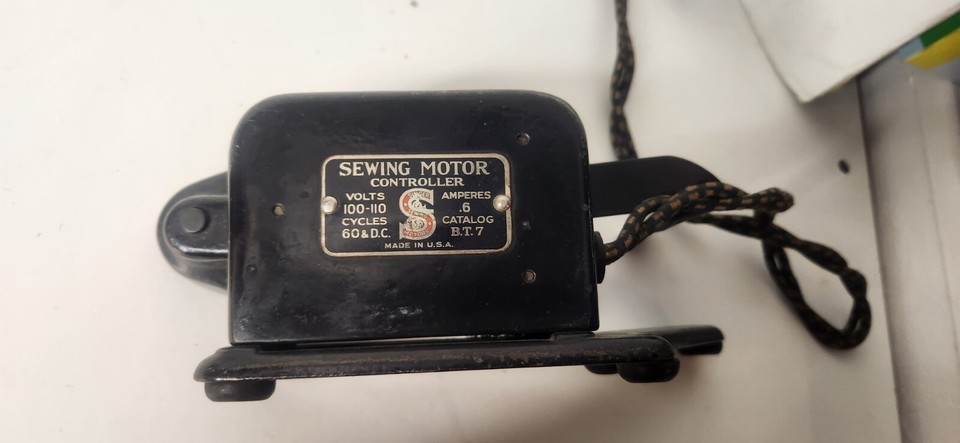 Knee Control Motor Control For Singer Sewing Machine Just Motor NO BAR ...