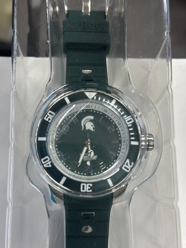 MICHIGAN STATE SPARTANS SEALED MENS WATCH KYOBE COLLEGE BRAND RETAIL ...
