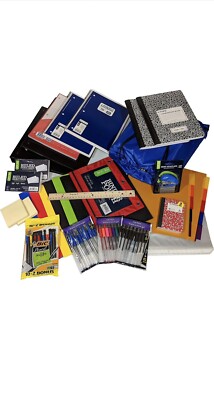 Back to School Supply Bundle Kit for Middle High School College: Over ...