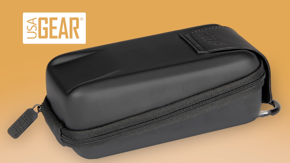 USA GEAR Hard Shell Glasses Case - Rugged Hard Case with Belt Loop ...