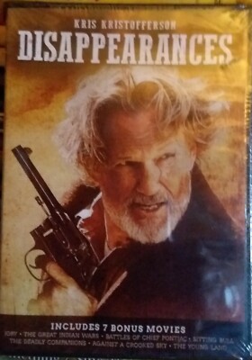 DISAPPEARANCES stars Kris Kristofferson + 7 BONUS MOVIES (DVD 2018 ...