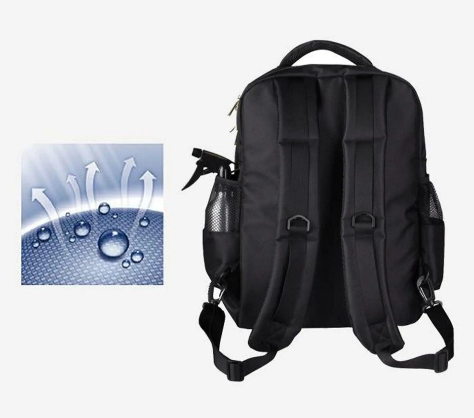Barber Stylist Backpack Travel Bag Box Case Organizer for Scissors ...