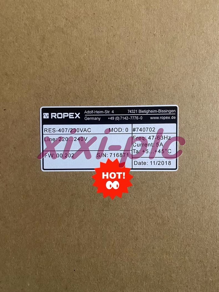new ROPEX RES-407/230VAC Temperature Controller Fast Shipping via FedEx ...