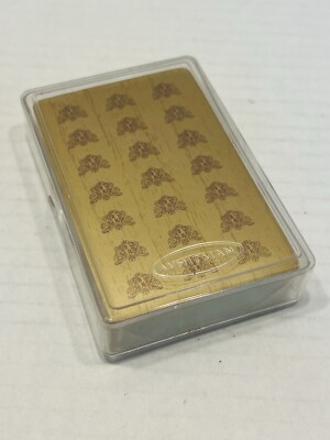 Vtg Playing Cards Whitman Benson & Hedges 100's Plastic Coated Sealed W ...