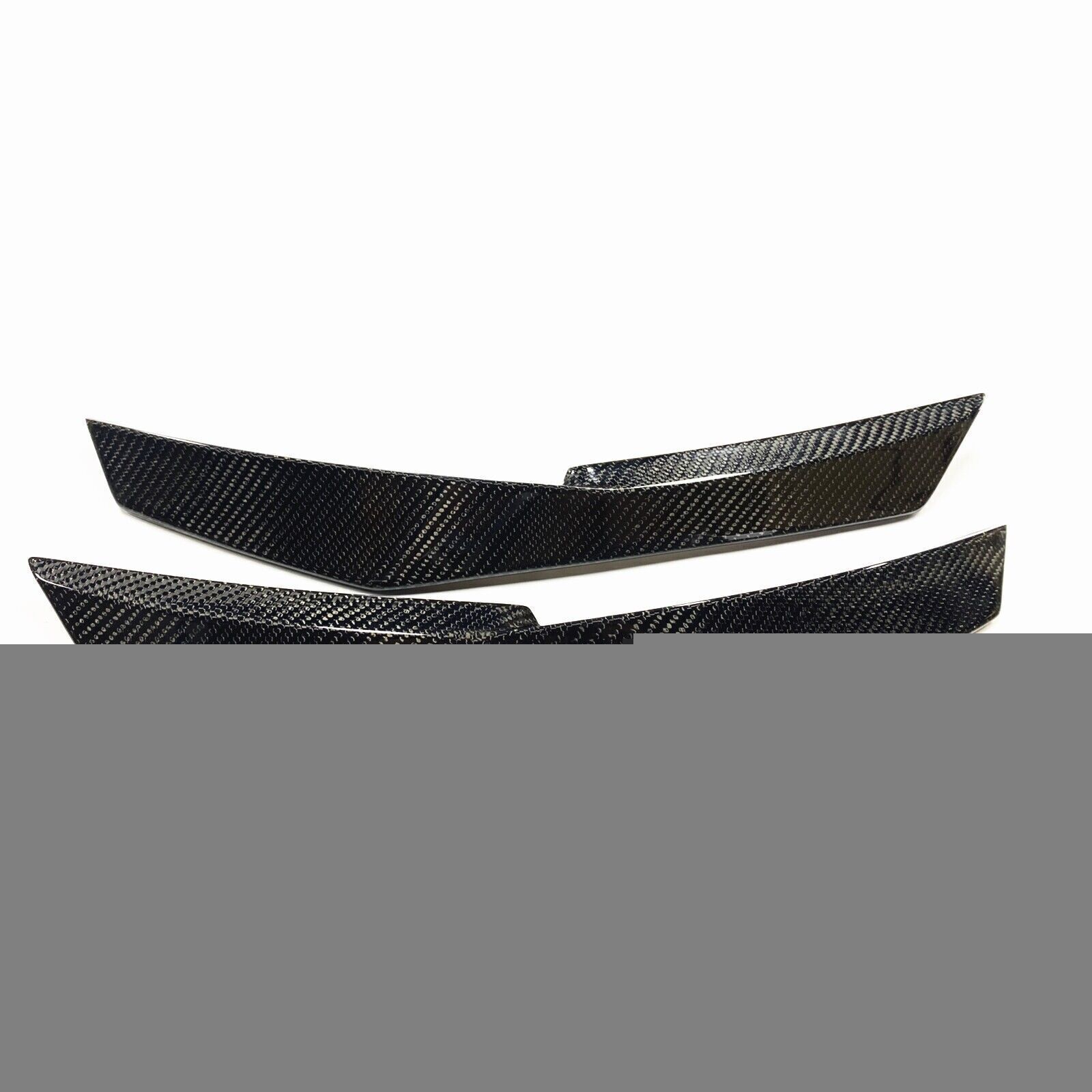 4pcs Carbon Fiber Front Bumper Side Splitter Fin For Audi R8 2Door 2016 ...