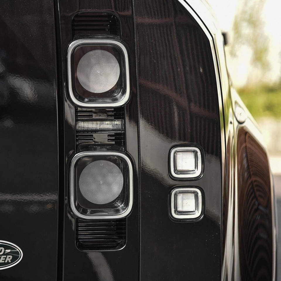 2PCS Smoked Tail Light Brake Rear Lamp For Land Rover Defender 110 90 ...