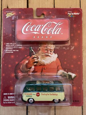 Johnny Lightning 309-02 1:64 Coca-Cola Santa Series Volkswagen Samba ...