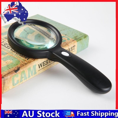 10X Magnifying Glass 12 LED Light Light-Up Magnifying Glass Portable ...