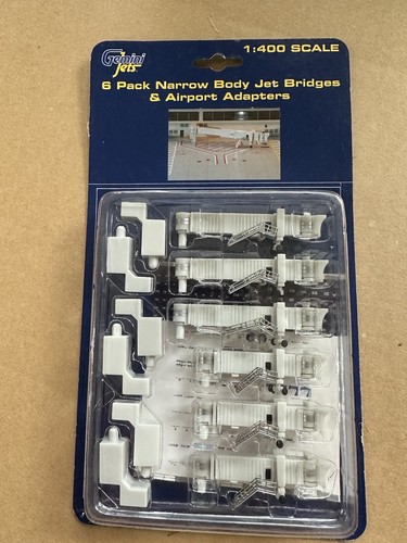 Gemini Jets, Six Pk Narrow Body Jet Bridges & Airport Adapters | eBay