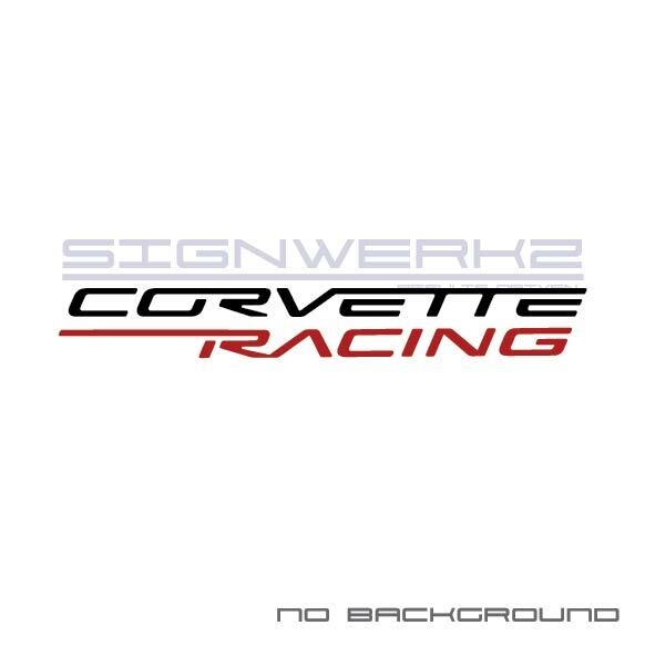 Corvette Racing Decal Sticker chevrolet stingway z06 Jake C7R 2 colors ...