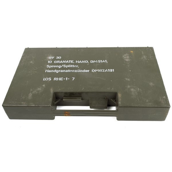 German Army Hand Grenade Storage Box (empty) Fast Shipping 17.5" x 10 ...