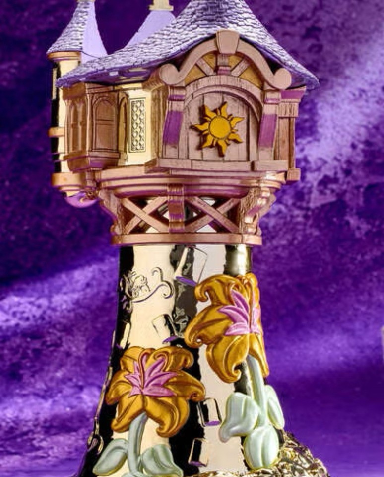 Bath and Body Works Disney Princess Rapunzel Tower 3-Wick Candle Holder ...