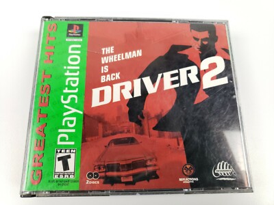 Driver & Driver 2 PS1 Playstation Greatest Hits Addition Tested Working ...
