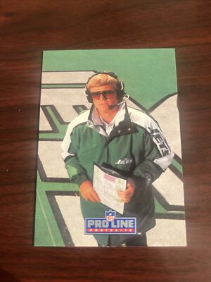 1991 NFL Pro Line Portraits Bruce Coslet #260 New York Jets | eBay