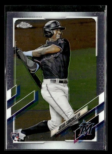 2021 Topps Chrome #101 Jesus Sanchez Rookie Card Miami Marlins | eBay