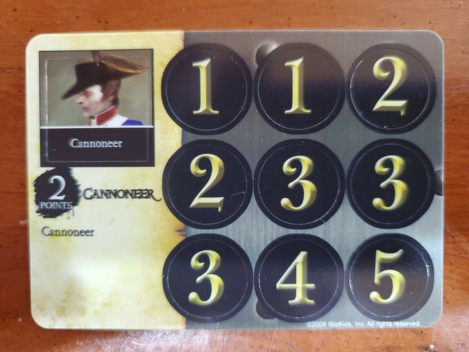 Wizkids Pirates ccg FIRE & STEEL | 115 | CANNONEER (french) UNPUNCHED ...