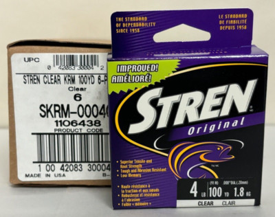 Stren - 6-Pack Original 4lb 100yd Clear Fishing Line | eBay