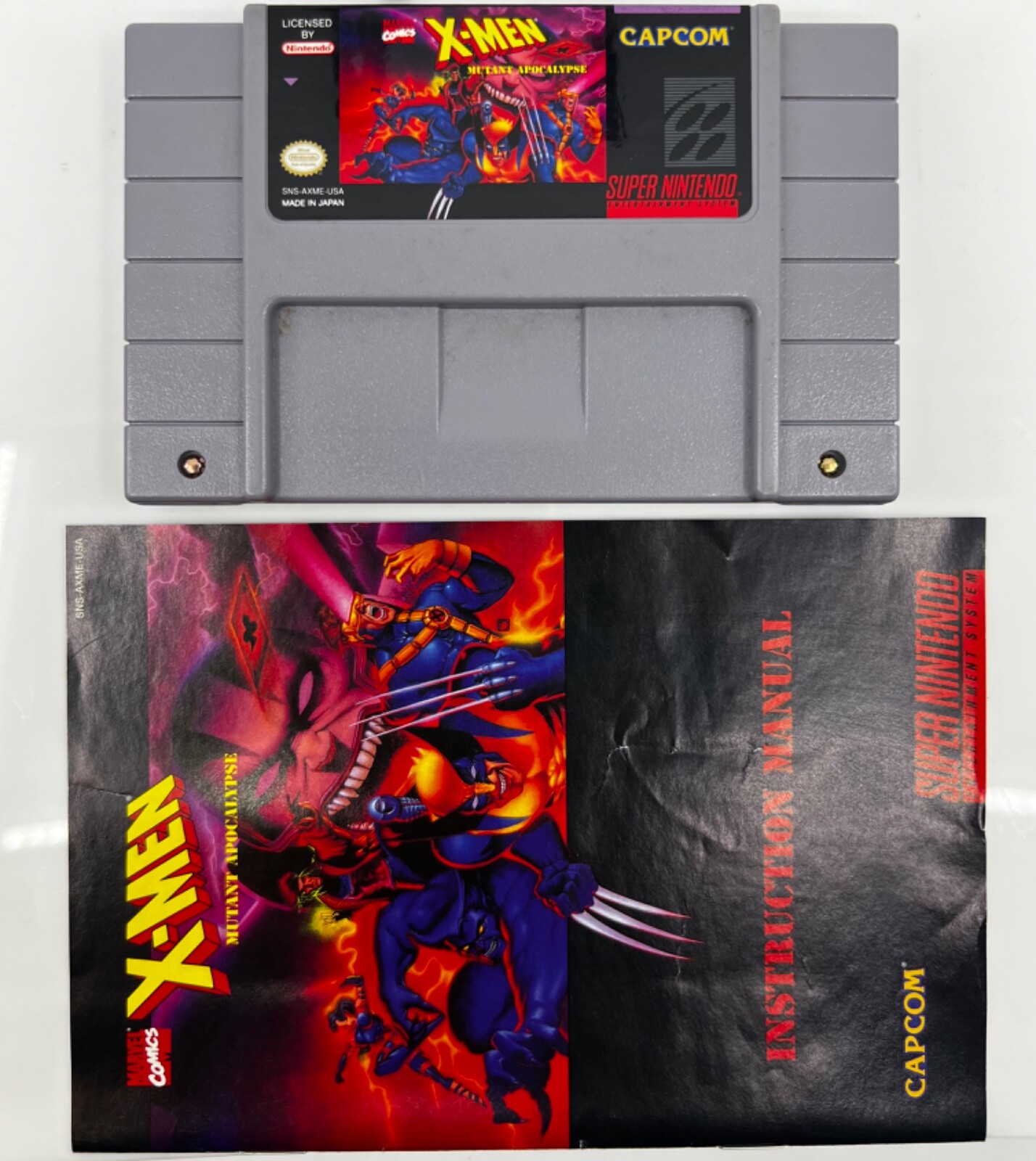 X-Men: Mutant Apocalypse SNES Super Nintendo COMPLETE IN BOX CIB 1994 ...