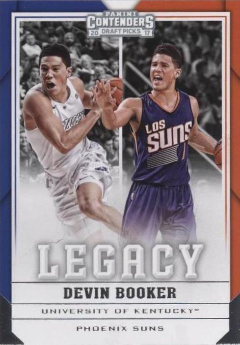 2017-18 Panini Contenders Draft Picks - Legacy Devin Booker #9 for sale ...