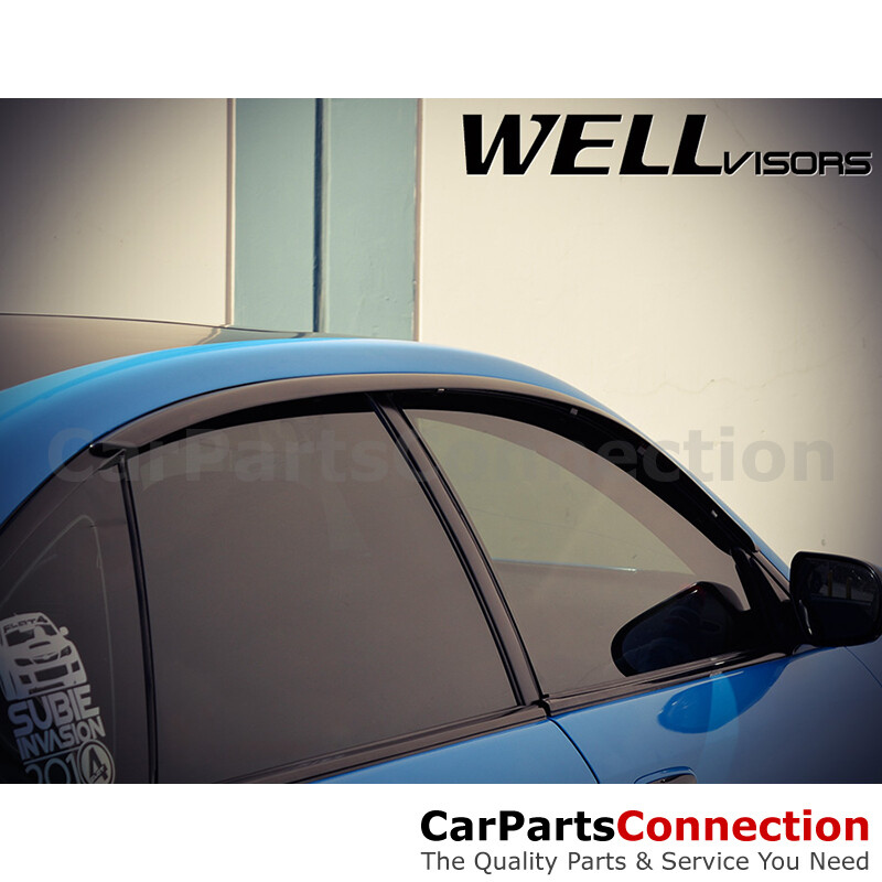 WellVisors Window Visors 05-09 For Subaru Legacy Sedan Sun Visor ...