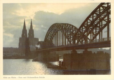 Koln am Rhein-Dom und Hohenzollern-Briicke Postcard M15 | eBay