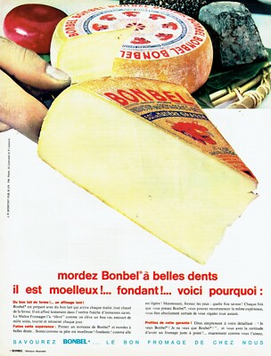 Publicité Advertising 089 1963 Bonbel fromage moelleux fondant | eBay