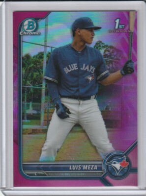 LUIS MEZA 2022 Bowman Chrome 1st 49/199 TORONTO BLUE JAYS | eBay