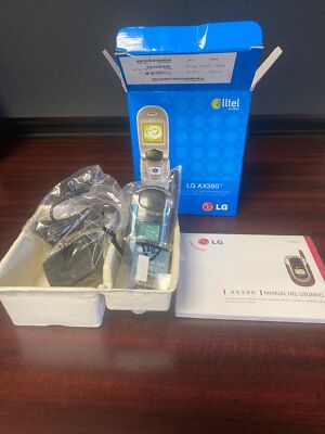 LG AX390 Alltel Cellular Phone With Charger Battery, Manuel In Original ...