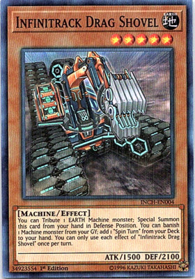 Inifinitrack Drag Shovel INCH-EN004 Yu-Gi-Oh! Light Play 1st Edition | eBay
