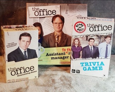 The Office Board Games & Trivia Set of 3 - Fun Party Game for Fans of ...
