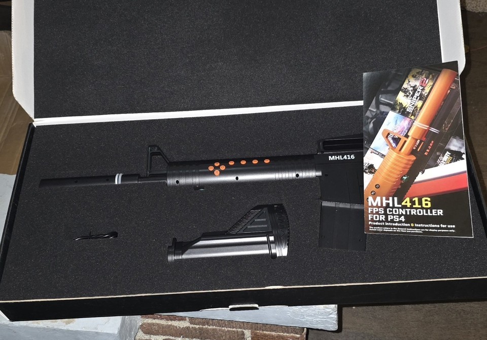 Mefaster Wireless Gun Controllers Compatible W/ Playstation 4 PS4 Pro ...