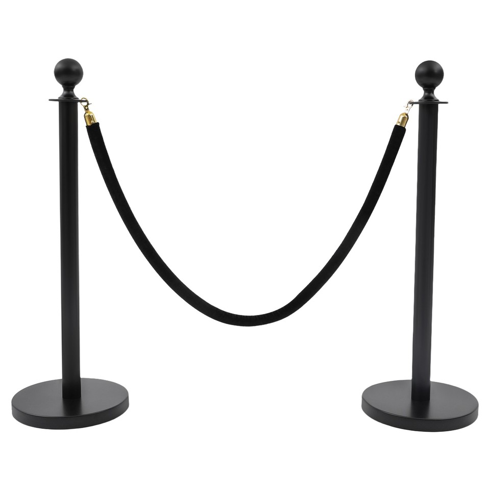 12Pcs Stanchion Posts, Crowd Control Barriers, Stanchion Post with Ball ...