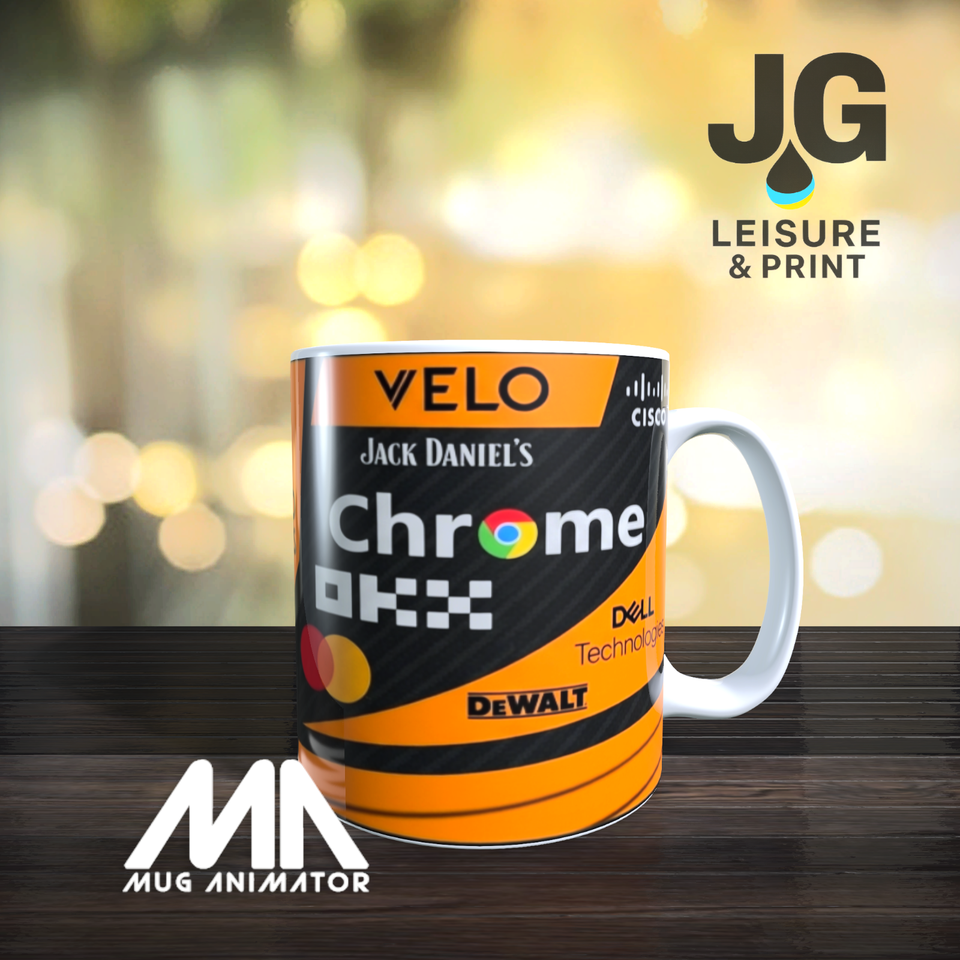 Lando Norris car inspired Formula One F1 11oz Mug Gift Ceramic ...